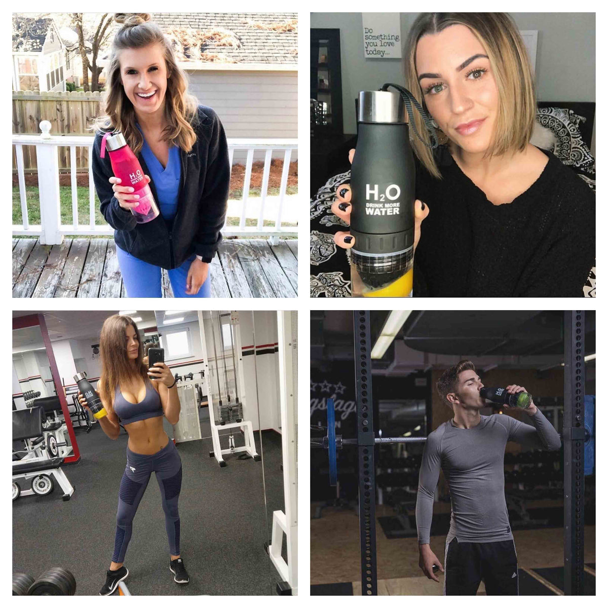 Official H2O™ Lemon, Fruit Infuser Bottle | Drink More Water Get H20